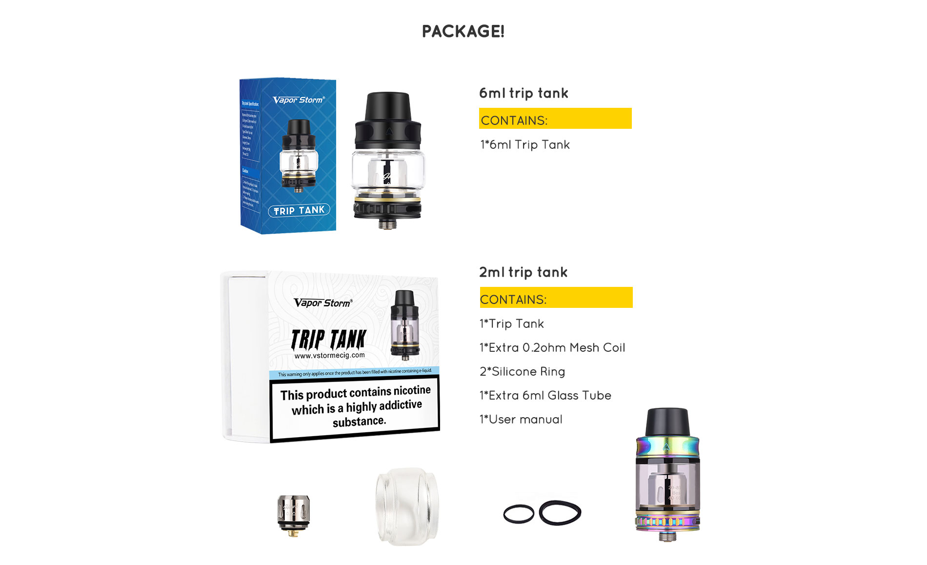 trip tank kit inquiry